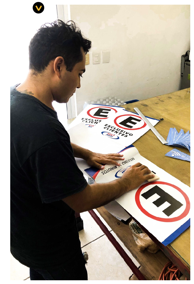 Rótulos en vinil impresos o cortados