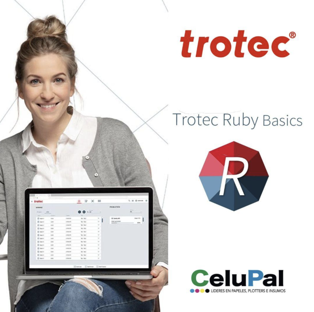 Software para el láser rediseñado. Ruby® de Trotec Laser - Visión Digital